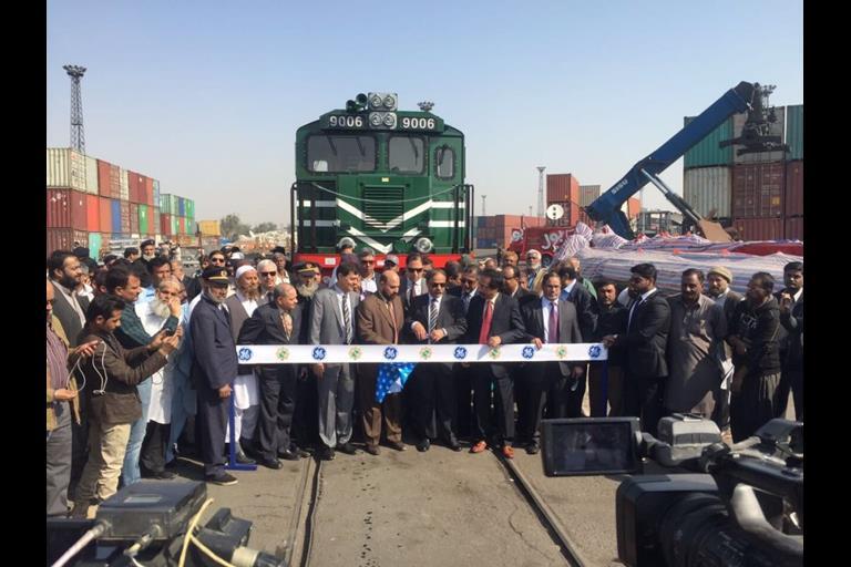 GE diesels arrive in Karachi | News | Railway Gazette International